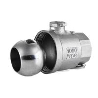 China Manual Stainless Steel 201/304 2PC Ball Valve for Heavy Duty Industrial Applications for sale