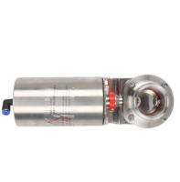 China Food Industry Butterfly Valve with Stainless Steel Structure and ISO9001 Certification for sale