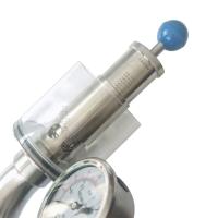 China SS 304 316L Pressure Safety Control Relief Release Valve with Clamp End Connection for sale