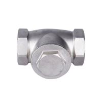 China WZ SS 304 316 CF8 CF8M Cylindrical Non-Return Swing Check Valve 200WOG 1/2