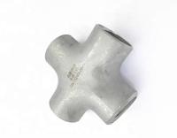 China Stainless Steel SCH40S Butt Weld Pipe Fitting 4 Way Cross Connector 1