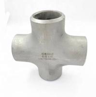 China Stainless Steel SCH40S Butt Weld Pipe Fitting 4 Way Cross Connector 1