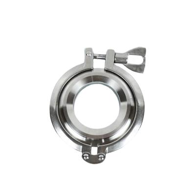 China ISO 9001 Certified Sanitary 304 316L Stainless Steel Clamp Connection End Sight Glass for sale
