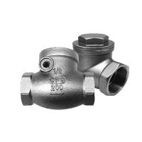 China WZ SS 304 316 CF8 CF8M Cylindrical Non-Return Swing Check Valve 200WOG 1/2