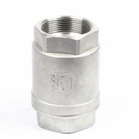 China 1/4''-4.0'' Female Threaded Vertical Check Valve H12 with Stainless Steel 201 Material for sale