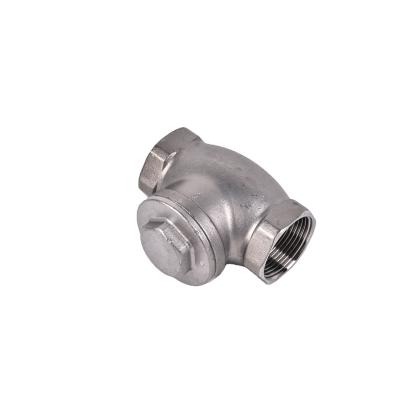 China 1 Inch Stainless Steel H14 Check Valve for Water Spring Swing and Air Control for sale