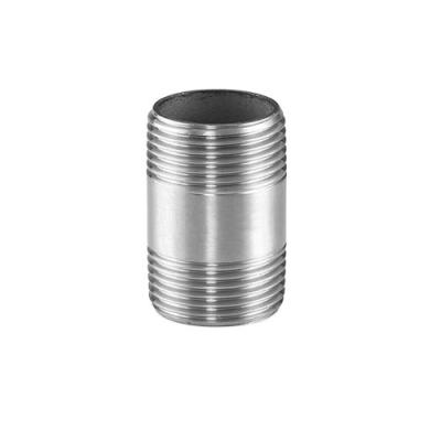 China Stainless Steel Ss304 Ss316 Pipe Male Thread Coupling with Mirrol Polishing Surface for sale