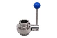 China Sanitary SS304/316L Electric Wafer Type Butterfly Valve for Normal Temperature Media for sale