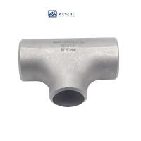 China 304 316 316L Stainless Steel Straight Tee Forged Sch40 Pipe Fitting Elbow for General for sale