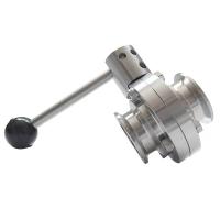 China Sanitary SS304/316L Electric Wafer Type Butterfly Valve for Normal Temperature Media for sale