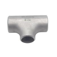 China 304 316 316L Stainless Steel Straight Tee Forged Sch40 Pipe Fitting Elbow for General for sale
