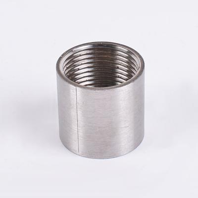China Sanitary Stainless Steel 201 304 Pipe Coupling for Water Media Female Threaded Nipple for sale