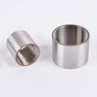 China Sanitary Stainless Steel 201 304 Pipe Coupling for Water Media Female Threaded Nipple for sale