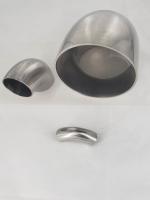China Casting Sanitary Stainless Steel 304 316L Tri-Clamp Quick Install and Weld Elbow 90 Degree Pipe Fitting for sale