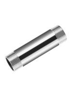 China DN6*50-300mm Stainless Steel 201 304 Threaded Long Barrel Nipple for BSP Pipe Fittings for sale