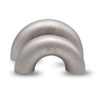 China Welded 180 Degree Elbow in 304 316 316L Stainless Steel for Equal Pipe Sizes 1/4''-4.0 for sale