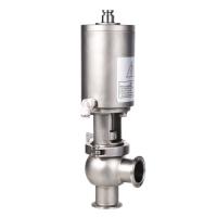 China WZ Sanitary Stainless Steel 3 Way Pneumatic Stop Reversing Valve for Your Requirements for sale