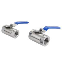 China Hexagon Head Code Stainless Steel Wide Ball Valve for Internal Thread Pipe Connections for sale