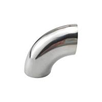 China Sanitary Stainless Steel 304 316 90 Degree Welded Elbow Pipe Joint with ANSI Standard for sale
