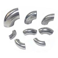 China Sanitary Stainless Steel 304 316 90 Degree Welded Elbow Pipe Joint with ANSI Standard for sale