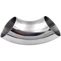 China Sanitary Stainless Steel 304 316 90 Degree Welded Elbow Pipe Joint with ANSI Standard for sale