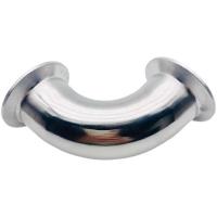 China WZ Sanitary Stainless Steel 304 316 90 Degree Pipe Elbow with Cylindrical Head Code for sale
