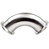 China WZ Sanitary Stainless Steel 304 316 90 Degree Pipe Elbow with Cylindrical Head Code for sale