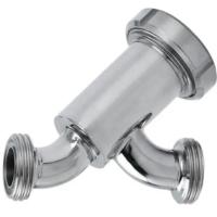 China Ferrule Connection WZ 4Inch Food Grade Stainless Steel Y Type Male Threading Filters for sale
