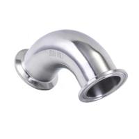 China WZ Sanitary Stainless Steel 304 316 90 Degree Pipe Elbow with Cylindrical Head Code for sale