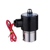 China DC12V AC220V Stainless Steel Water Gas Solenoid Valve 2 Way Normal Closed Mini Valve for sale