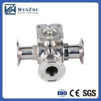 China Female Connection High Pressure 3 Way Ball Valve 1/2 inch NPT for Fluid Management for sale