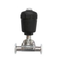 China Casting WZ Food Grade Aseptic Pneumatic Actuated Tank Bottom 2'' Sanitary Tri-clamp Diaphragm Valve 1/8''-4 for sale