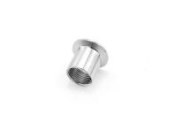 China Mirror Polished 304 316L Stainless Steel Sanitary Tri Clamp Female Thread Pipe Fitting Adapter for sale