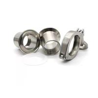China Cylindrical Head Code WZ SS 304 316 Tri Clamp Quick Connect Sanitary Pipe Clamp Set for sale