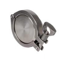 China Stainless Steel 316 304 Tri Clamp 3A Blind Ferrule End Cap Set for Sanitary Equipment for sale