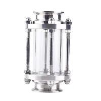 China Sanitary Stainless Steel 316/304 Pipe Fittings Tri Clamp Straight Tubular Sight Glass for sale