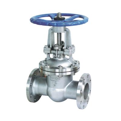 China Silver DN50 DN80 Stainless Steel 304 Non-Rising Stem Flange Gate Valve with Hand Wheel for sale