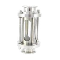 China Sanitary Stainless Steel 316/304 Pipe Fittings Tri Clamp Straight Tubular Sight Glass for sale