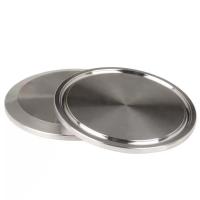 China WZ 304 316L Stainless Steel Sanitary Tri Clamp Tube Lid End cap Blind Plate Clamp Solid Blind Ferrule for sale