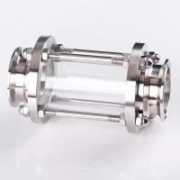 China Sanitary Stainless Steel 316/304 Pipe Fittings Tri Clamp Straight Tubular Sight Glass for sale