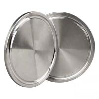 China WZ 304 316L Stainless Steel Sanitary Tri Clamp Tube Lid End cap Blind Plate Clamp Solid Blind Ferrule for sale