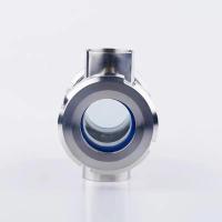 China SS304/SS316L Stainless Steel 4 Way Cross Union Sight Glass for Hygienic Butt Welding for sale