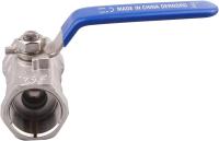 China Customized Stainless Steel Ball Valve 1PC Type NPT Standard Port for Water Oil and Gas for sale