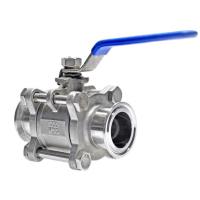 China ISO9001 Certified Sanitary Stainless Steel 304/316L Tri Clamp Ball Valve for Water for sale