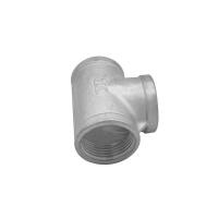 China Casting WZ 304T type Stainless Steel Inner Wire Tee Joint Screw Thread Water Pipe Joint Plumbing Accessories NPT BSP BSPT for sale