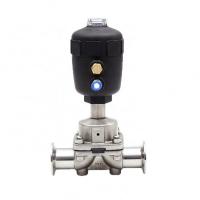 China Sanitary Stainless Steel 304 316L Pneumatic Clamp Diaphragm Valve ISO9001 Certified for sale