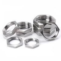 China 1/4''-4.0'' NPT BSP BSPT WZ SS 201 304 316 Small Round Thread Hexagon Thin Nut Root for sale