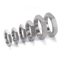 China 1/4''-4.0'' NPT BSP BSPT WZ SS 201 304 316 Small Round Thread Hexagon Thin Nut Root for sale
