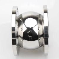 China Sanitary Stainless Steel Ball Type Silencing Check Valve for Normal Temperature Media for sale