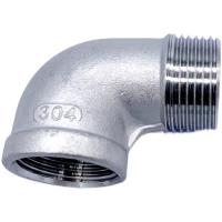 China Casting Stainless Steel 201 304 Male and Female NPT Thread 90 Degree Elbow BSP BSPT for sale